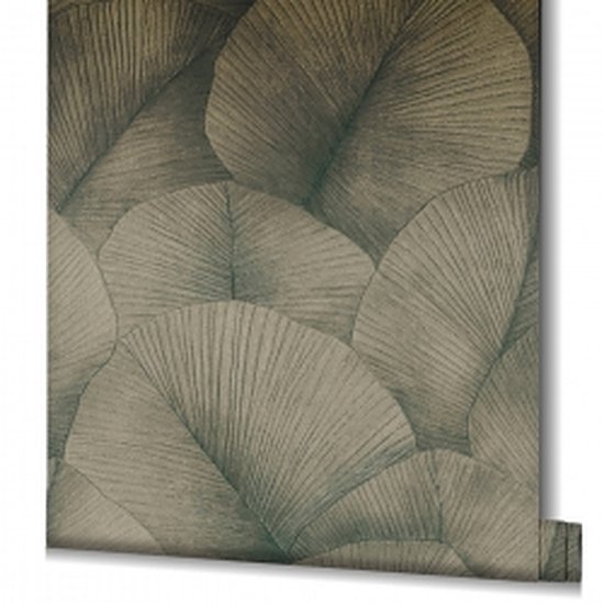 Kumano - Behang - Bladeren - Vliesbehang - Wallpaper - Wandbekleding ...