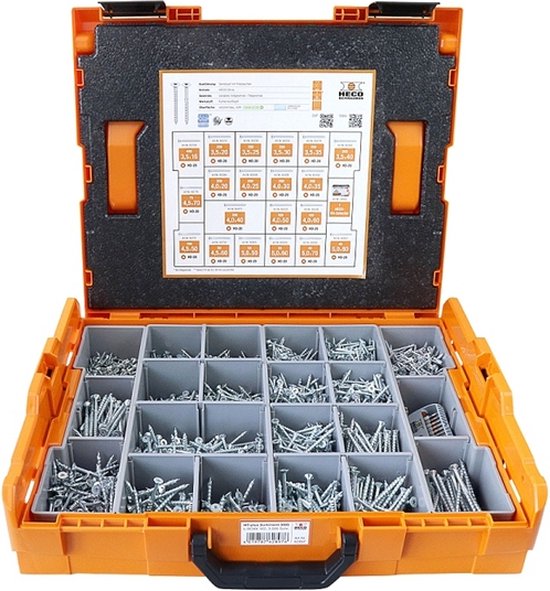 Heco Assortimentsbox - L-Box - 102 62897 - 3005-Delig - Verzinkte ...