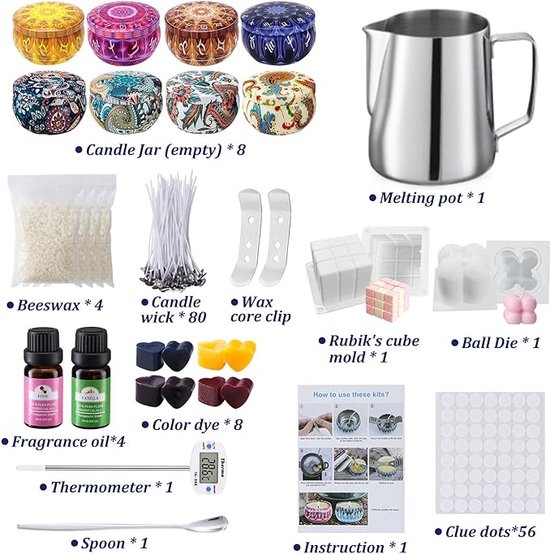 Candle making set | bol