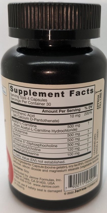 Jarrow Formulas Neuro Optimizer - 120 capsules | bol