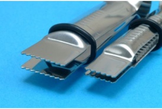 PME Straight Line Crimper Serrated Edge 1/2 & 3/4 | bol