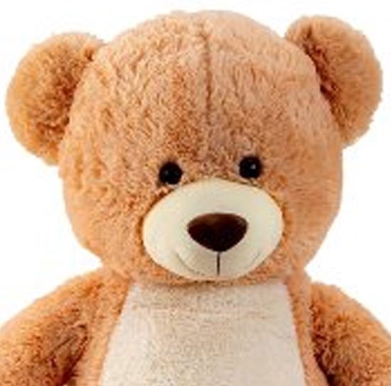 XL Beer knuffel van zachte pluche - bruin - 100 cm - Teddyberen ...