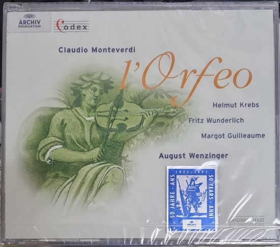 Claudio Monteverdi: L'Orfeo, August Wenzinger | CD (album) | Muziek | bol