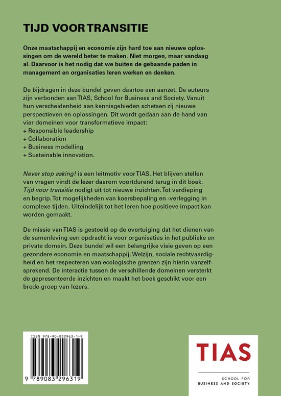 Tijd voor transitie, Wouter Scheepens | 9789083296319 | Boeken | bol