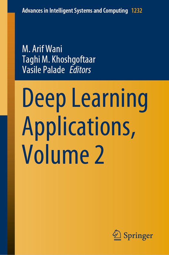 Deep Learning Applications Volume 2 | 9789811567582 | Boeken | bol