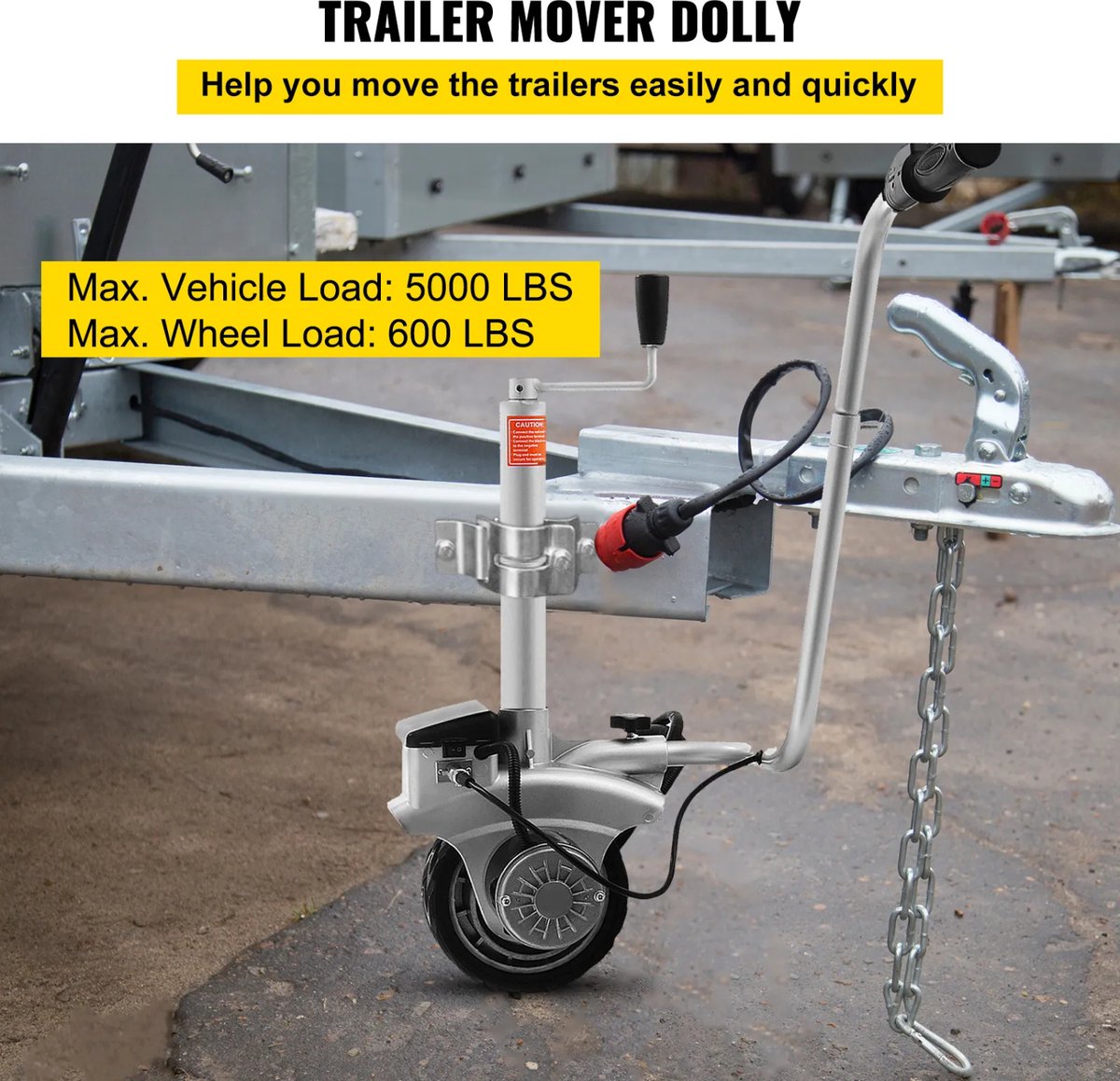 Vevor® - Elektrisch Neuswiel - Elektrische Mover - Trailer Mover ...