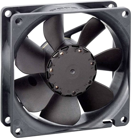 EBM Papst 8414N/2HP Axiaalventilator - 24 V/DC - 78 m³/h - 80 x 80 mm | bol