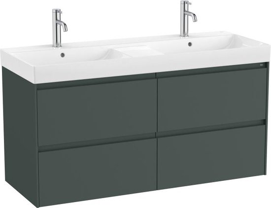 Roca Ona Unik meubelset met onderkast 4 lades en dubbele wastafel ...