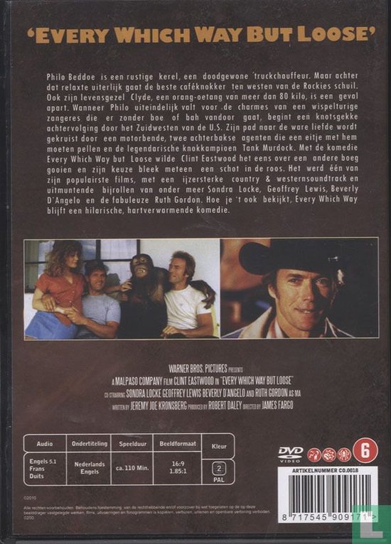 Every Which Way But Loose (Dvd), Clint Eastwood | Dvd's | bol