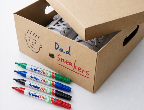 Artline 70 Permanent Marker - Doos 12 Stuks - Kogelpunt 1,5mm ...