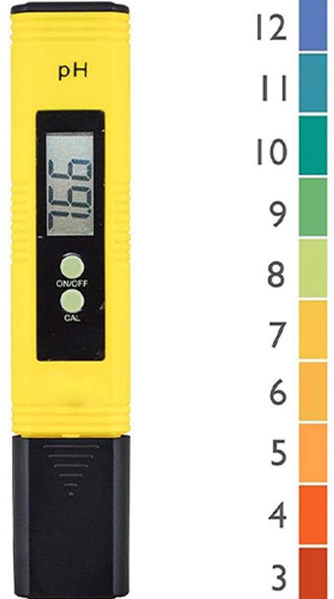 Professionele pH-meter met automatische kalibratiefunctie en een ...