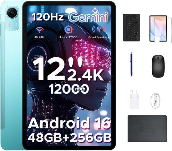 Aorlym P12 Pro - Tablet - 48GB RAM (12+36GB) + 256 GB ROM (2 TB/TF ...