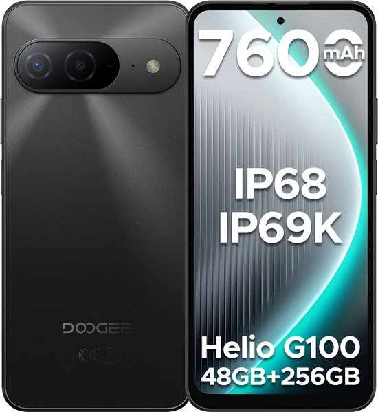 DOOGEE B10 4G - Robuuste smartphone - Robuuste telefoon - 48GB RAM ...