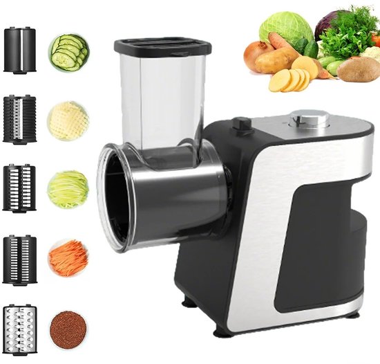 Seth Select Elektrische Groentesnijder 5-in-1 – Keukenmachine snijder ...