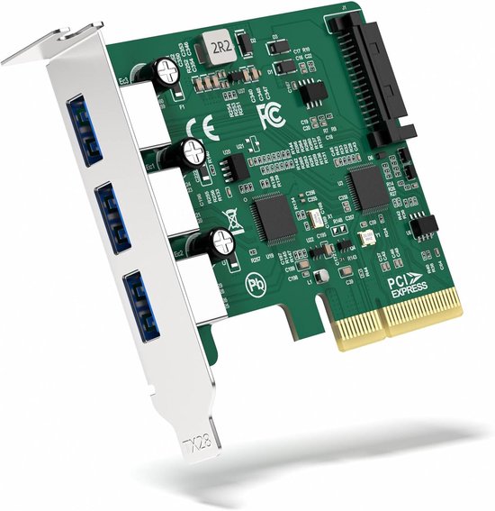 USB Expansiekaart - USB Controller Kaart - Snelle Data Overdracht - 3 ...