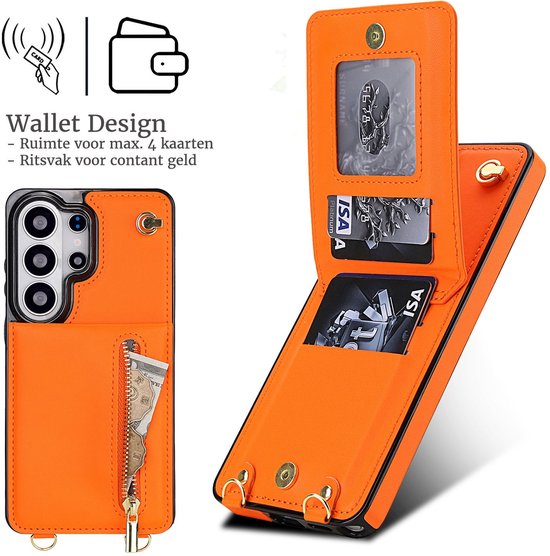 Hoesje geschikt voor Samsung S26 Ultra Hoesje met Koord - Solidenz S26 ...