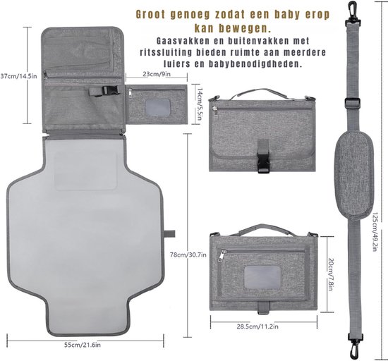 ZMR® Koelmat Baby - Koelmat - Koel Mat Baby - Grijs - 10cm x 10cm x ...