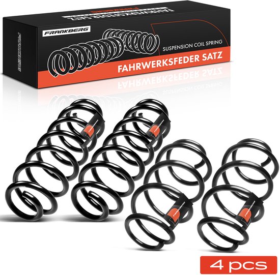 Frankberg 4x Veer Vooras Achteras voor VW Golf V 1K1 | bol