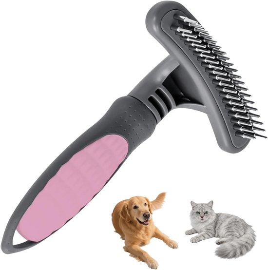 Hondenkatten Verzorgingsborstel - Onderwolborstel Ontklitter ...