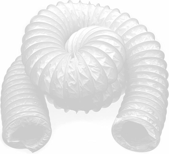 PVC luchtslang voor drogers en airconditioners - 125 mm - 3 m | bol