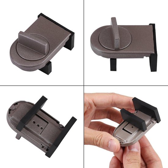 2 x Verstelbare Anti-diefstal Schuifdeur en Raam Veiligheidsslot ...