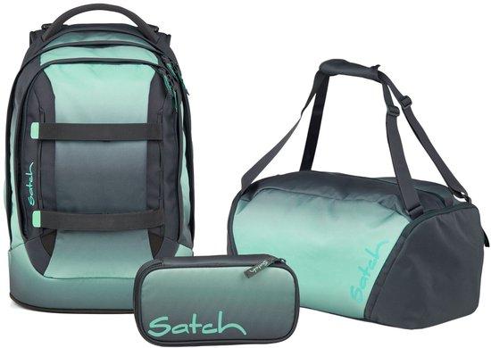 Satch schoolrugzakset PACK Gradient Mint 3-delig, vanaf groep 5 | bol