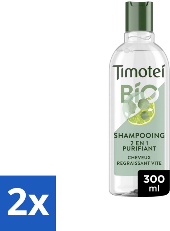 Timotei - Shampoo - Eucalyptus & Limoen - Biologisch - 2in1 - 300ml ...