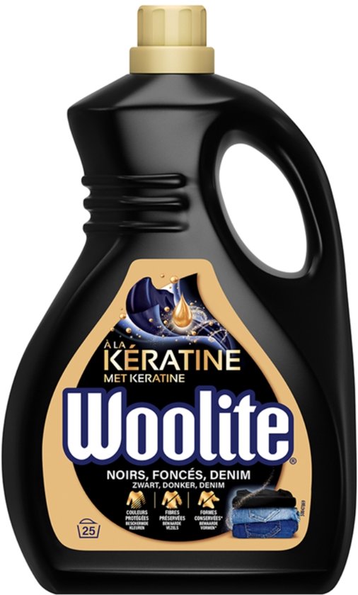 Woolite Dark - Vloeibaar Wasmiddel - Met Keratine - Donkere & Denim Was ...