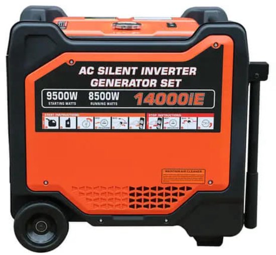 Super Stille Inverter Stroomgenerator 9500W 9.5kW Stille Generator met ...