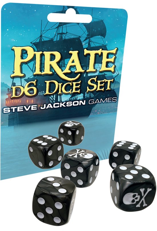 Pirate Dice D6 Dice Set - Steve Jackson Games | bol