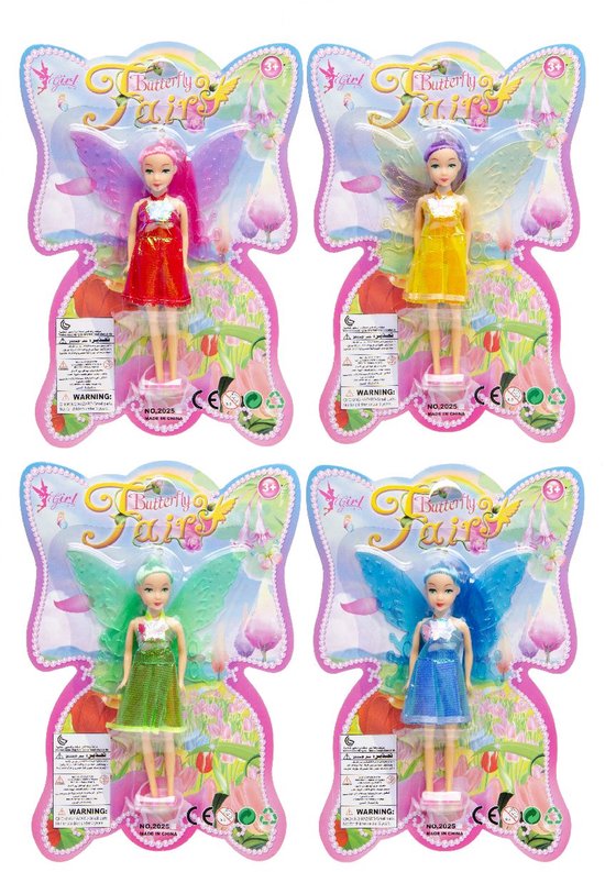 Duckiez Pop Elfje Met Vleugels Op Kaart - 1 stuk | bol