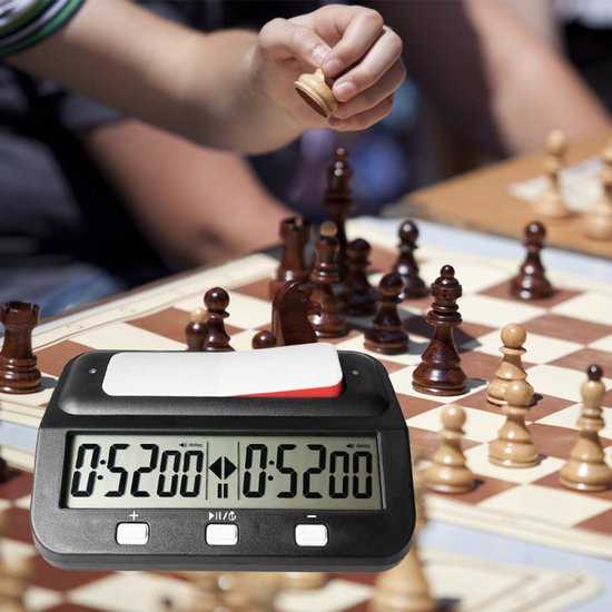 Digitale schaaktimer Multifunctionele elektronische aftelklok voor ...