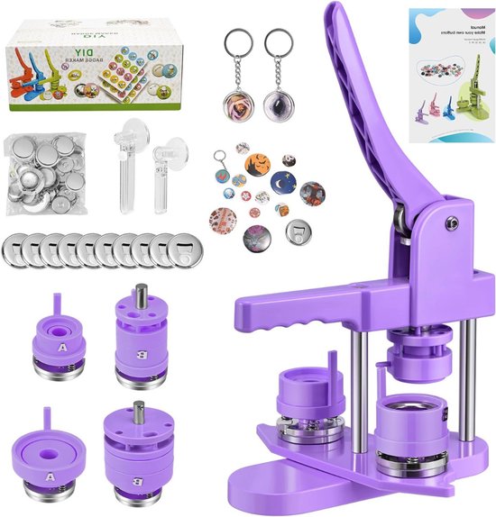 Button Maker – Button Machine - 32 + 58 mm– Badge Maker – Buttons Zelf ...