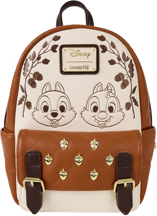 Disney Loungefly Backpack Chip and Dale Quilted | bol
