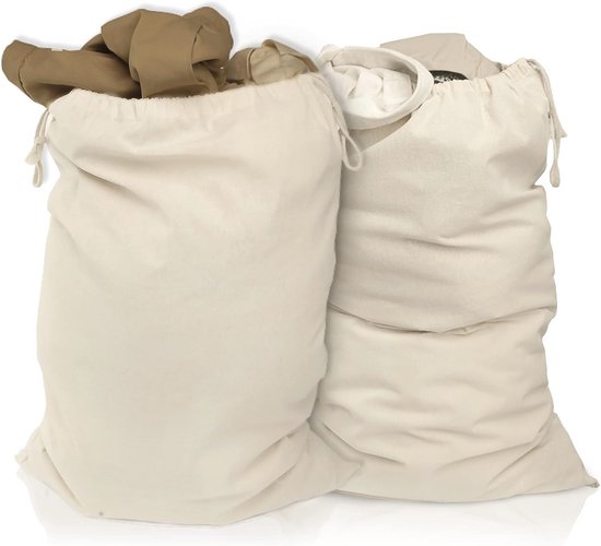 Waszak 50 x 75 cm - Extra grote waszak van 100% katoen - Duurzame ...