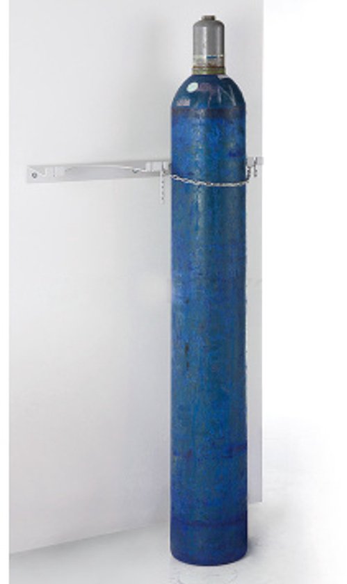 Muurbevestiging voor 3 gasflessen Bevestiging van gasflessen aan de ...