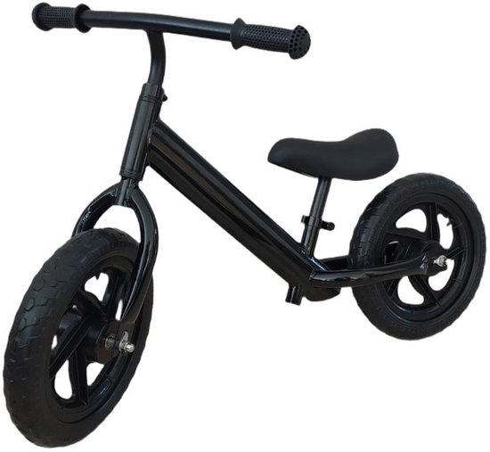 Loopfiets Kind - Zwart - Verstelbaar Zadel & Stuur - Lichtgewicht ...
