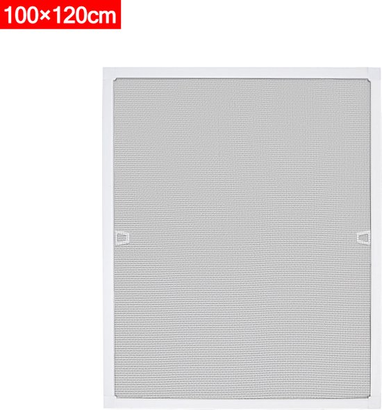 Vliegenhor raam insectenwering 100x120cm vliegenhor klamboe gaas ...