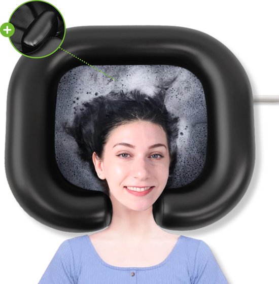 Opvouwbare Wasbak - Ergonomische Opblaasbare Wasbak - Haarwasbak Opblaasbaar - Mobiele... | bol