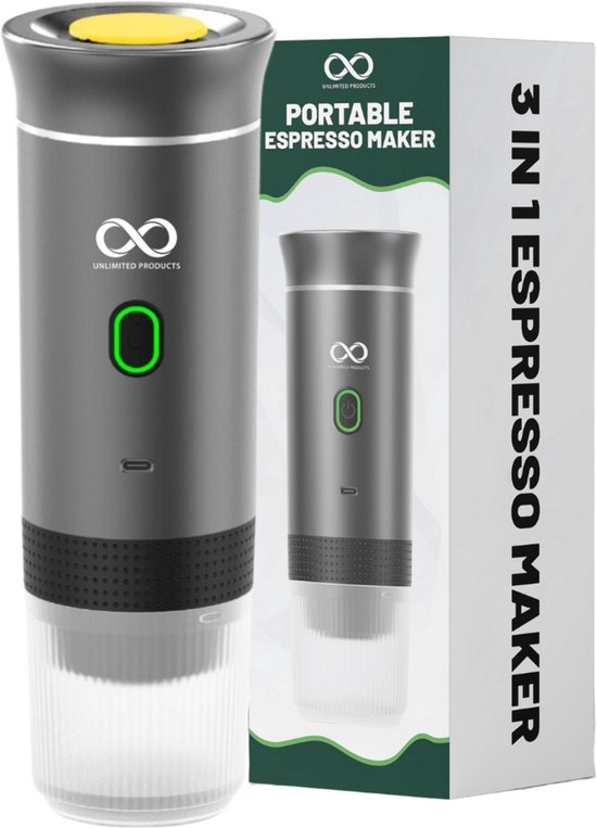 BrewMate 3-in-1 Draagbare Koffiemachine – Voor Capsules & Gemalen ...