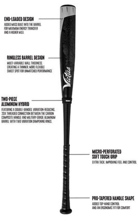 Victus VCBN Nox BBCOR (-3) 34 inch Maat | bol