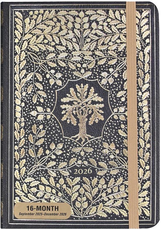 Gilded Tree of Life Compact diary 16-mnds 2026 | bol