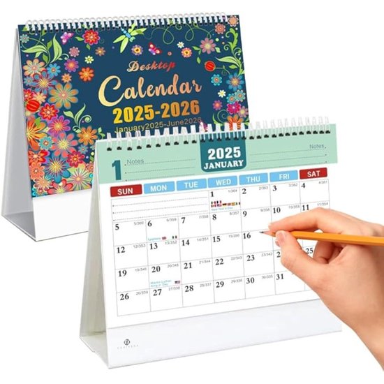 Bureau Kalender 2025 - Bureaukalender 2025 Staand - Bureau Kalender ...