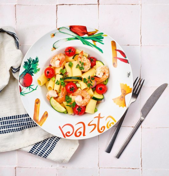 Cosy & Trendy Diepe Borden / Pastaborden - Pasta ø 27 cm - 4 Stuks | bol
