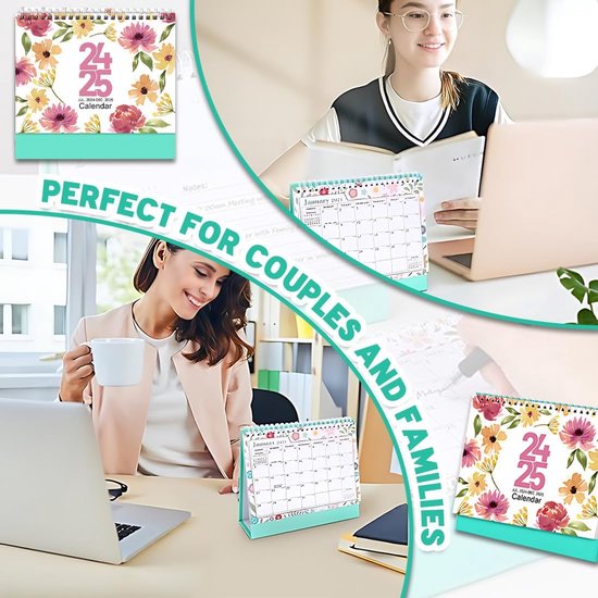 Bureau Kalender 2025 - Bureaukalender 2025 Staand - Bureau Kalender ...