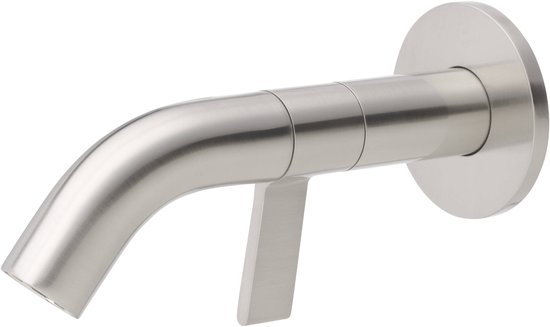Ben Anello Wand Fonteinkraan Brushed Nickel | bol