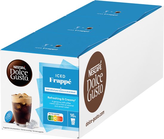 Nescafé Dolce Gusto capsules Iced Frappé - 48 koffiecups voor 48 koppen ...
