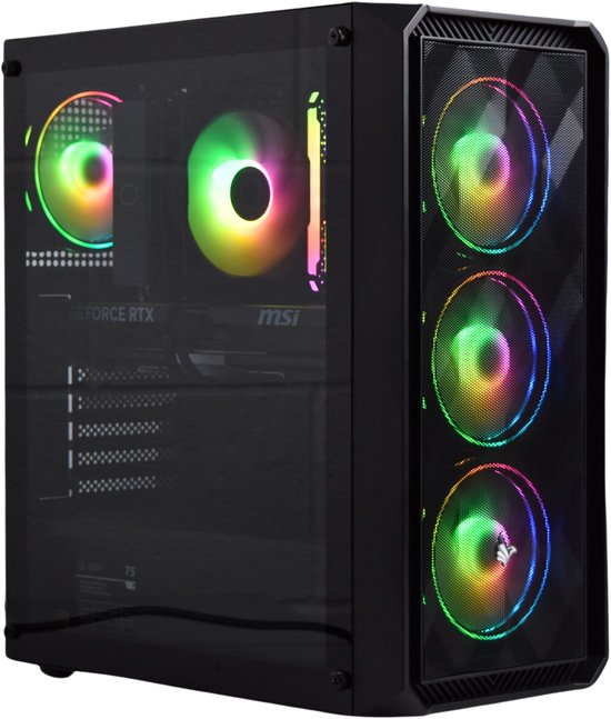 SHS PC Gaming : Invincible Level 4 V5 Ryzen 7 5700X / Nvidia RTX 5060 TI 8GB / 32GB... | bol