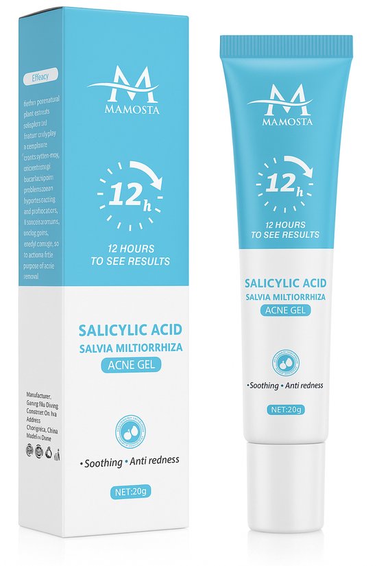 Mamosta Silicone Acne Gel - Crème voor littekens & puistjes - Gezicht | bol