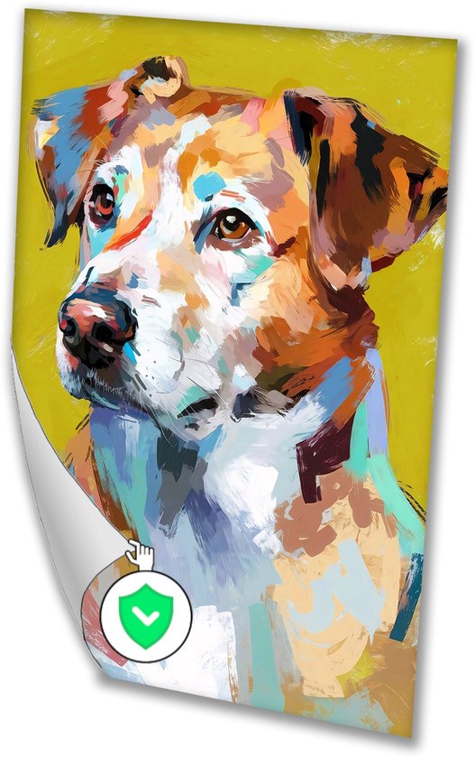 Kleurrijk honden - Hond muurdecoratie - Poster dieren - Pop Art ...